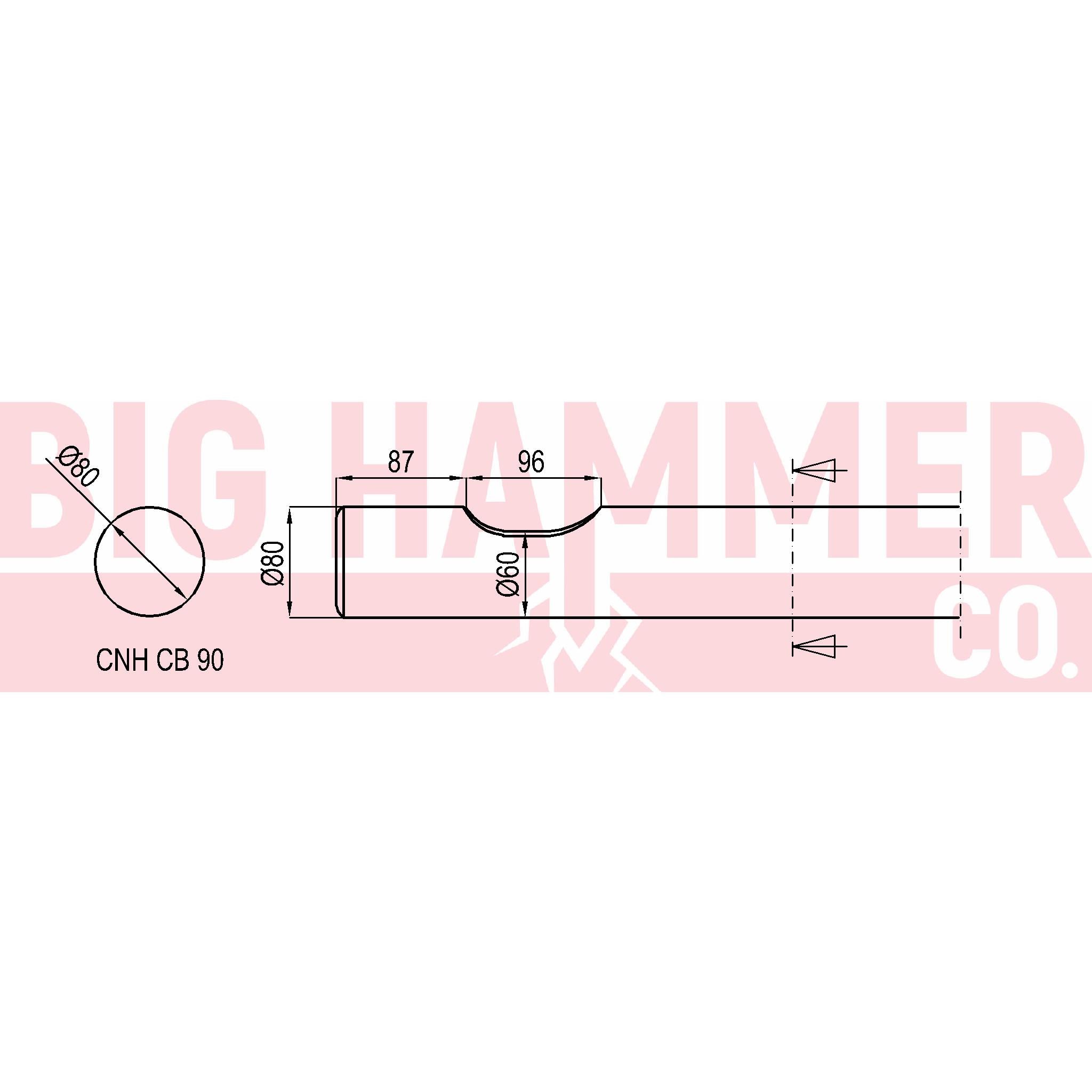 CNH CB90 Point and Chisel