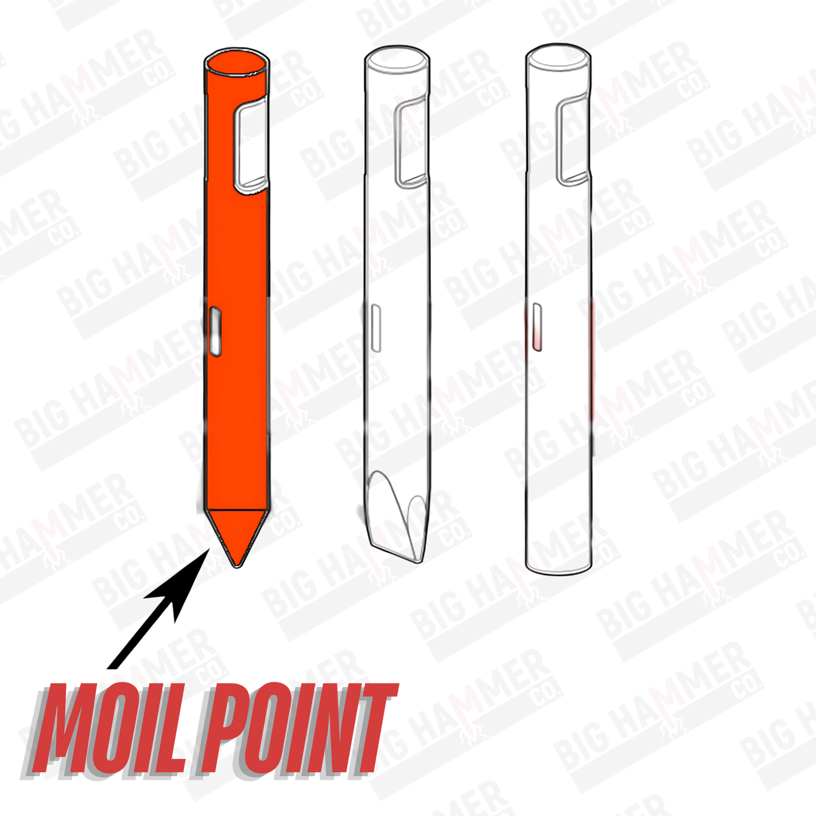 Rammer 111, 155, 155E, Sandvik BR111, BR155 Point and Chisel
