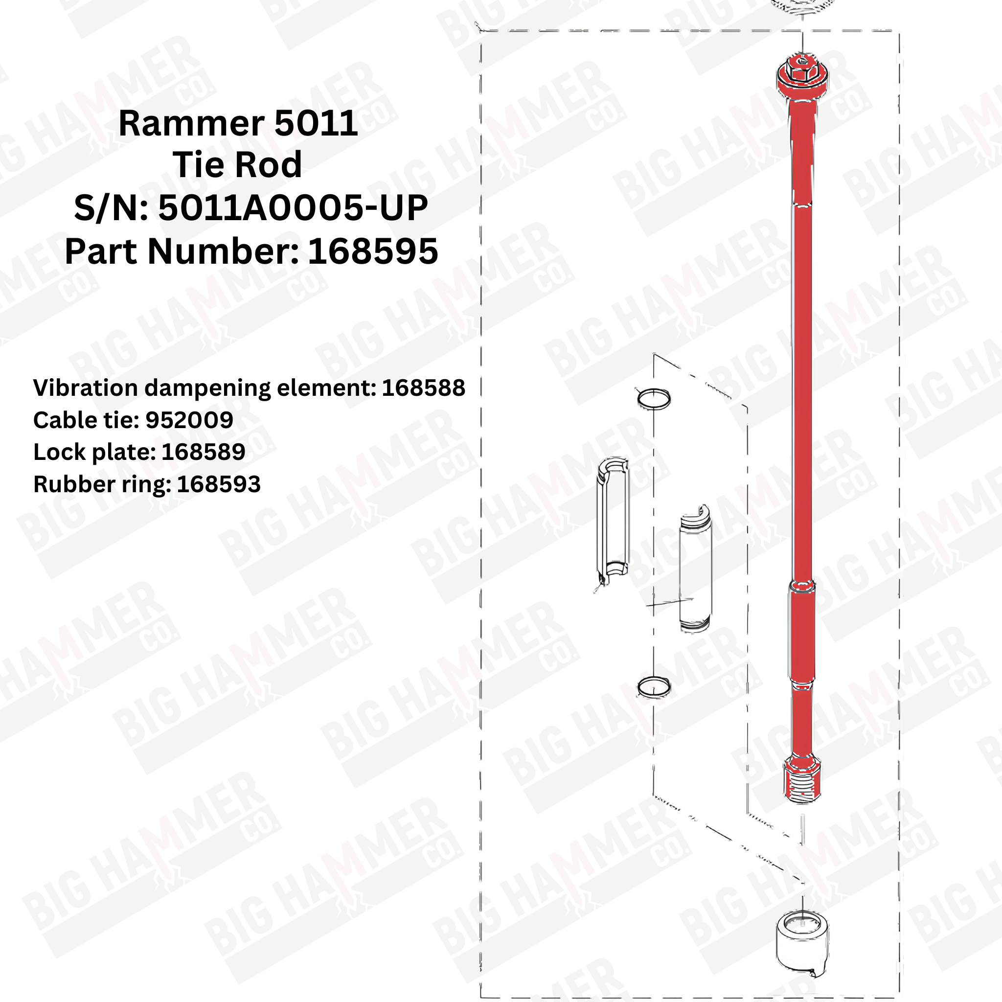 Rammer 5011 Side Bolt Complete