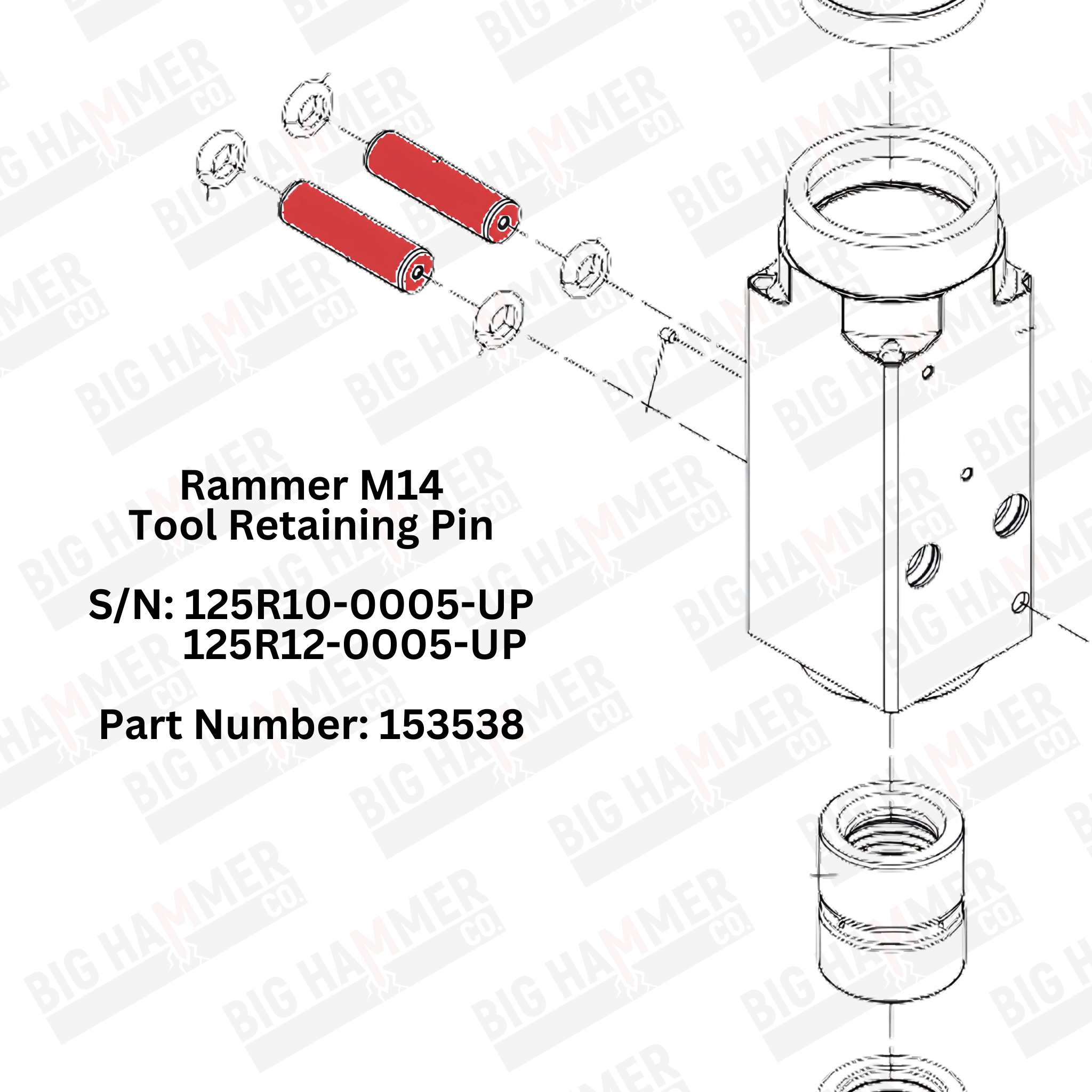 Rammer M14 Tool Retaining Pin